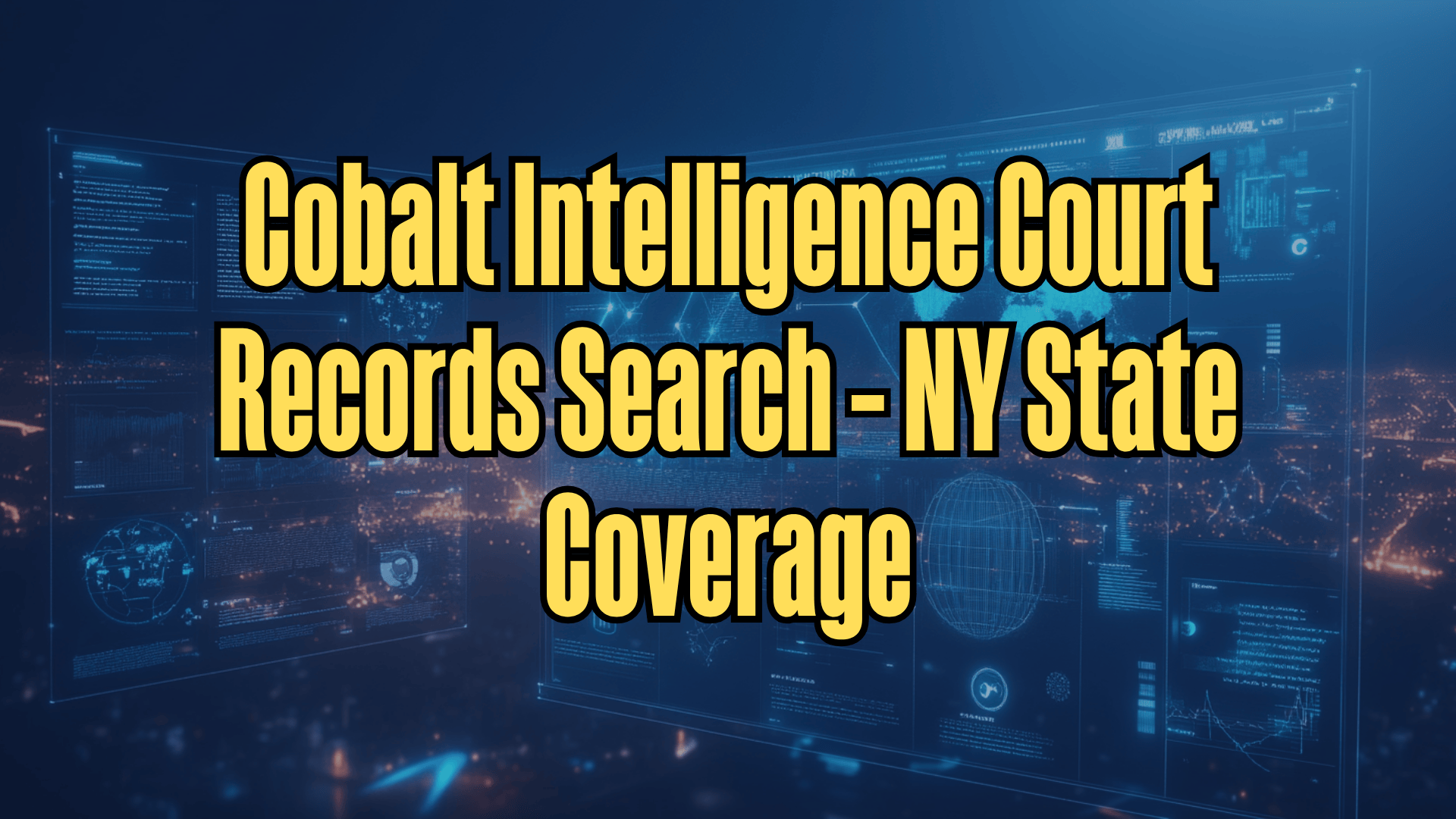 Cobalt Intelligence Court Records Search - Miami-Dade Coverage